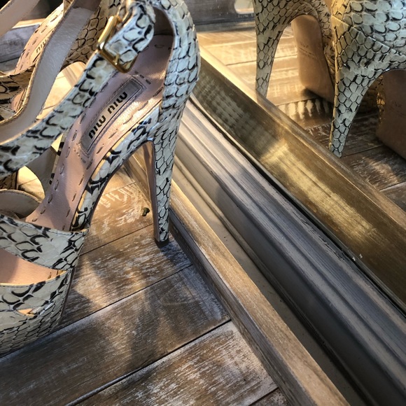 Miu Miu | Shoes | Miu Miu High Heel Platform Shoe | Poshmark